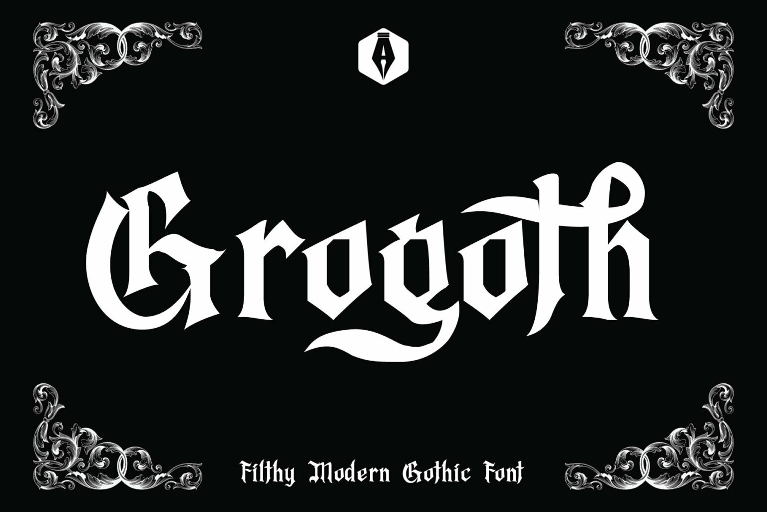 Grogoth - Filthy Gothic Font – MasterBundles