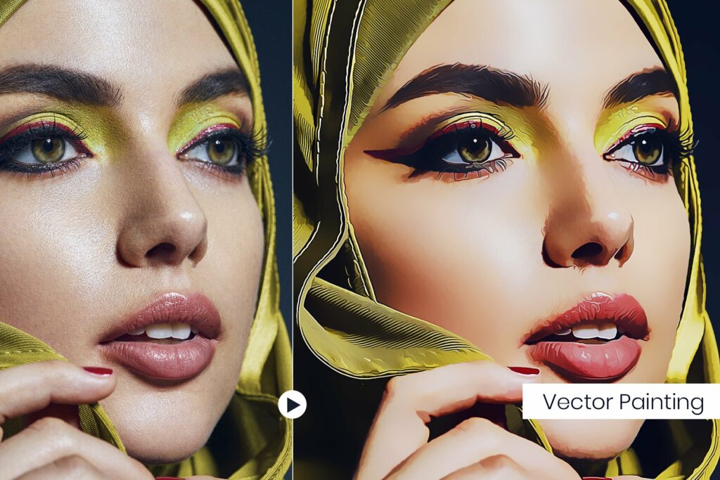 Vector Painting PS Actions – MasterBundles
