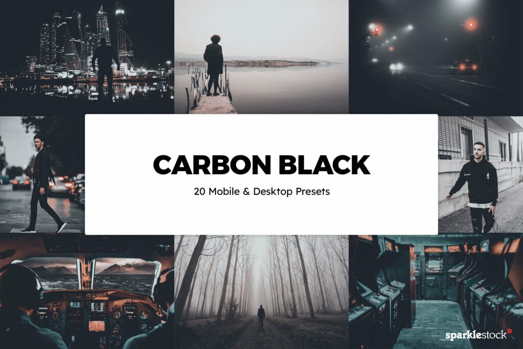 20 Carbon Black Lightroom Presets – MasterBundles