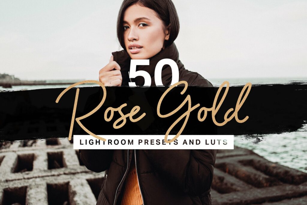 50 Rose Gold Lightroom Presets LUTs – MasterBundles