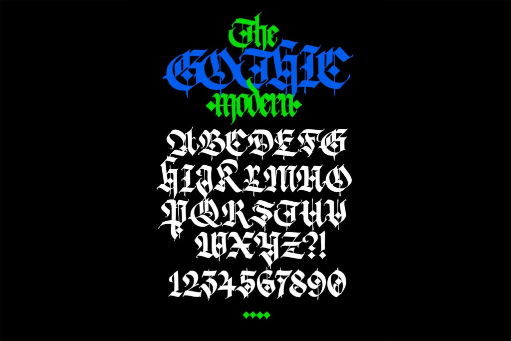 Gothic font 010 – MasterBundles