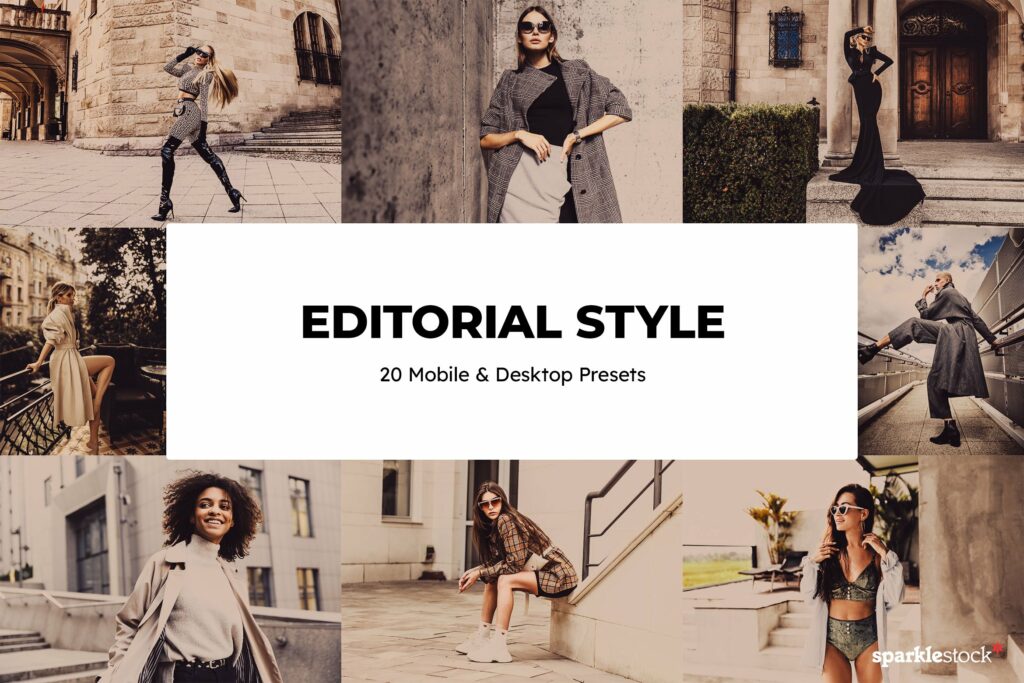 20 Editorial Style Lightroom Presets – MasterBundles