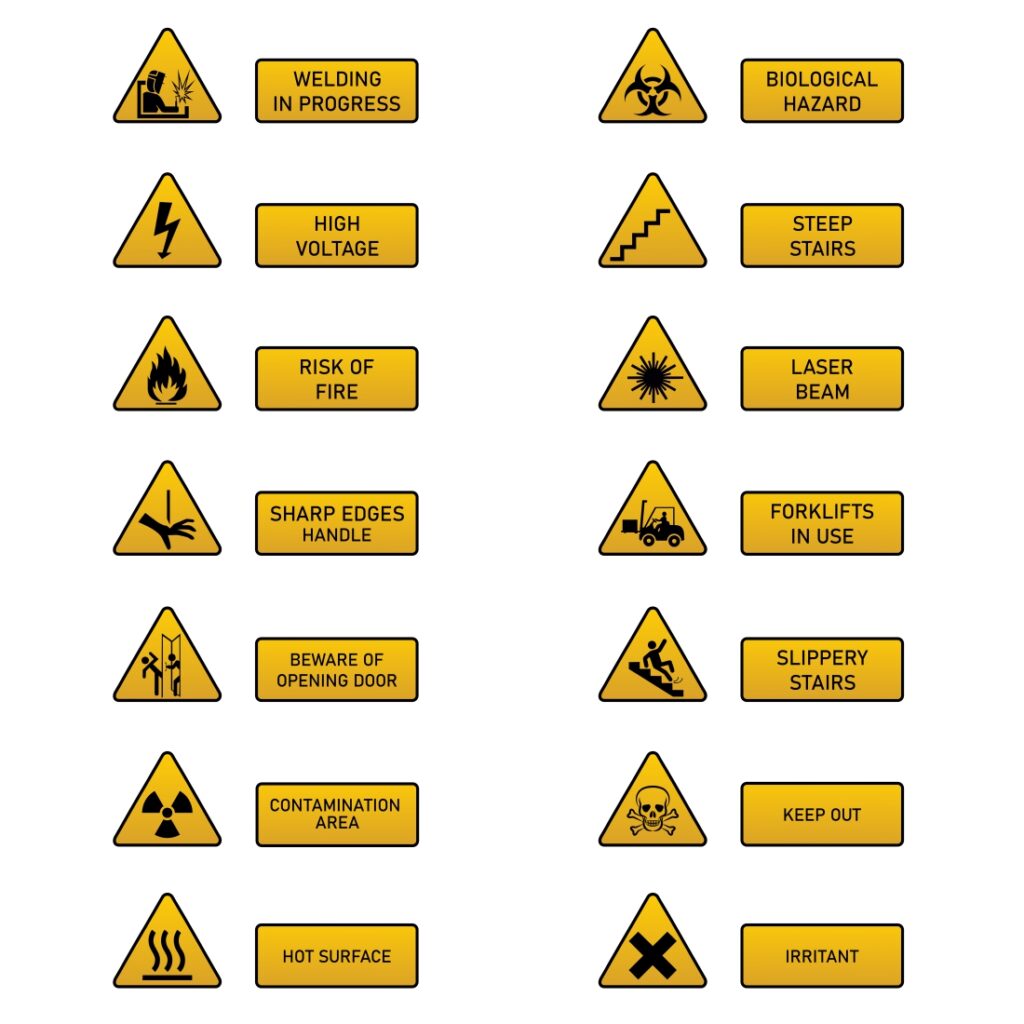 Warning Sign vector - MasterBundles