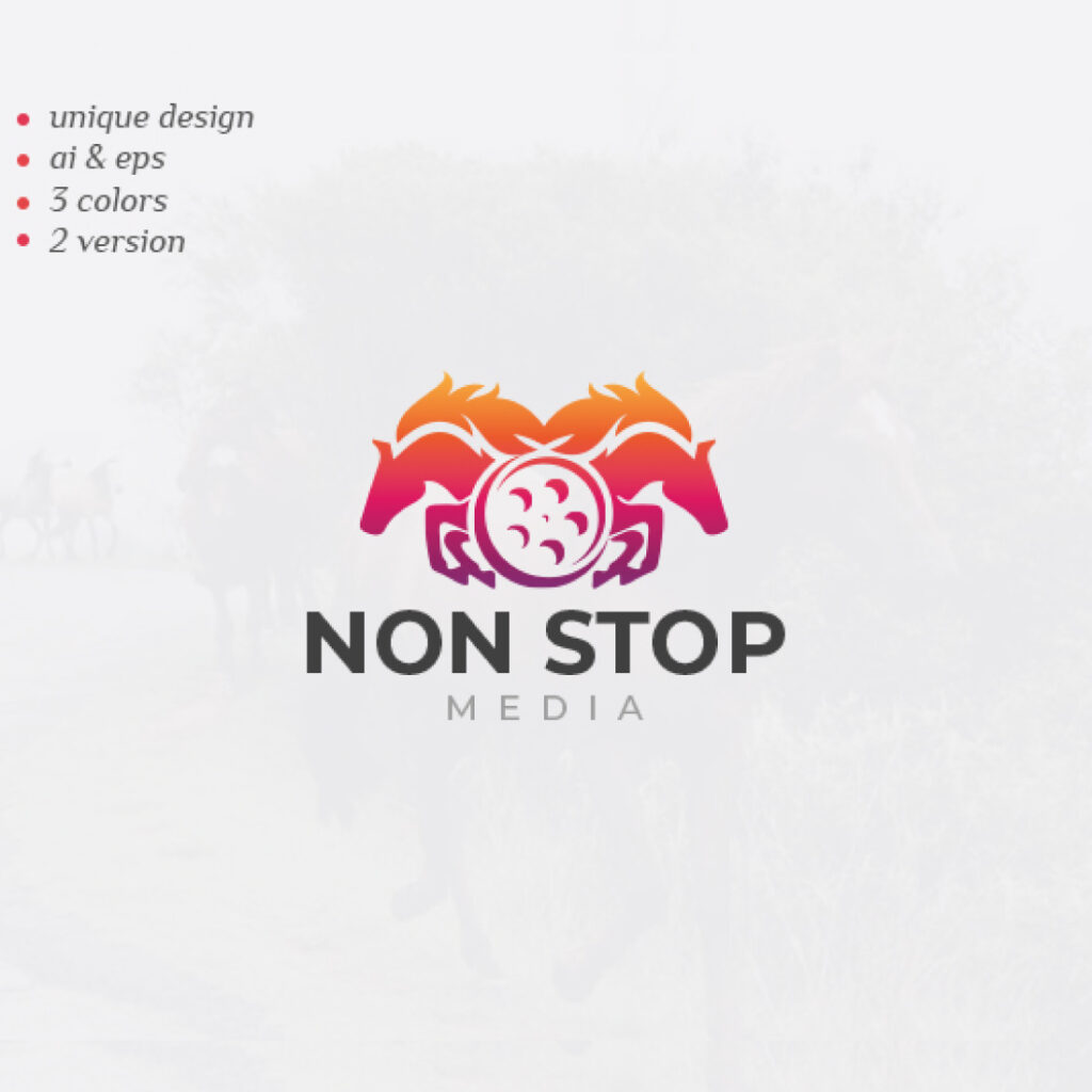 Non-Stop Media Logo - MasterBundles
