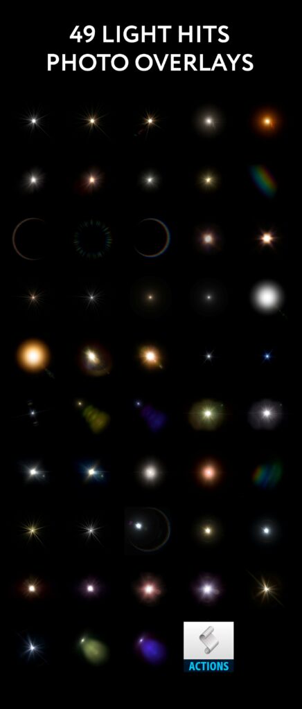 49 Light Hits Photo Overlays – MasterBundles