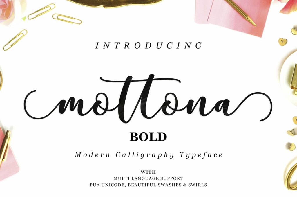 Mottona Bold Script – MasterBundles