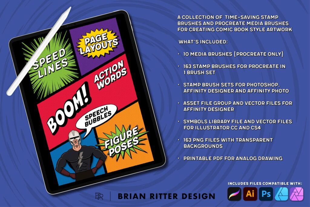Comic Builder For Procreate – MasterBundles