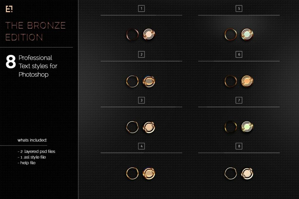 Bronze Photoshop Layer Styles – MasterBundles