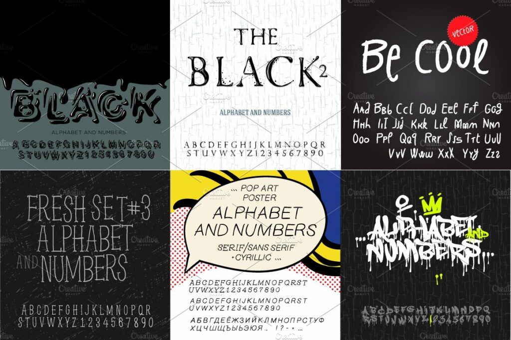 Big Bundle Alphabet & Numbers – MasterBundles