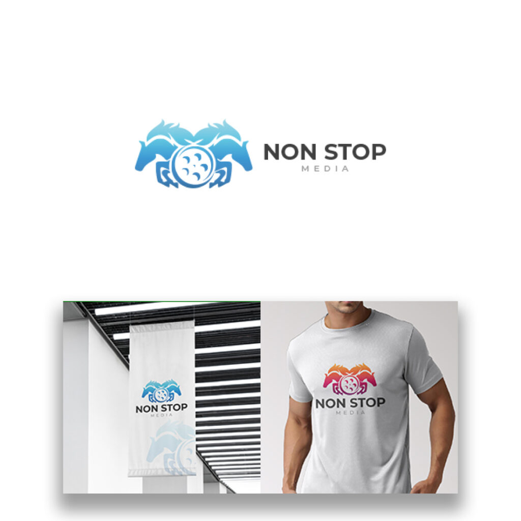 Non-Stop Media Logo - MasterBundles