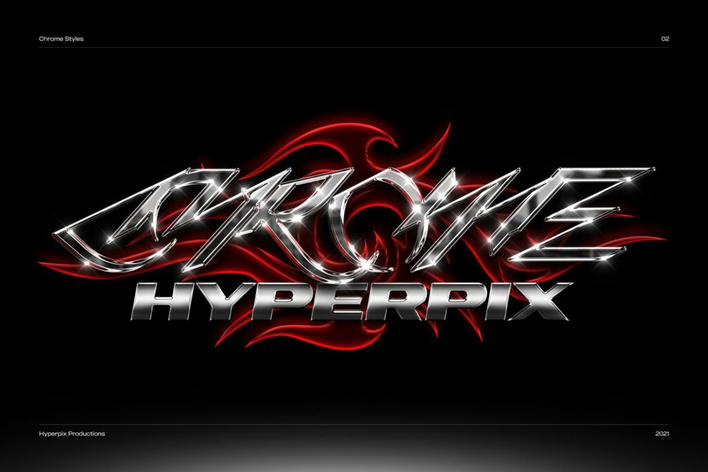 Chrome Text Styles Bundle - 40% OFF – MasterBundles