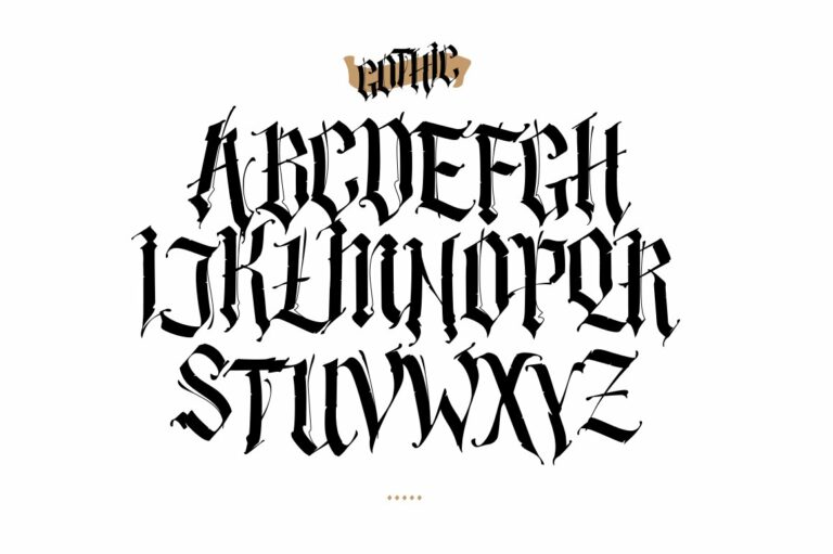Gothic Font – MasterBundles