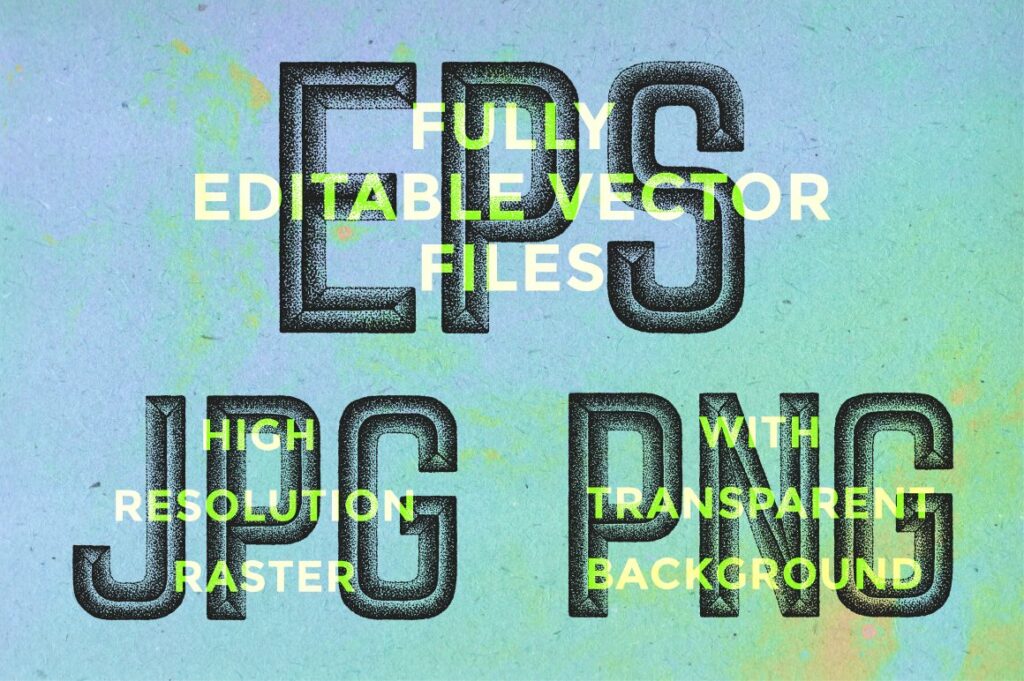 DOTWORK decorative font symbols – MasterBundles