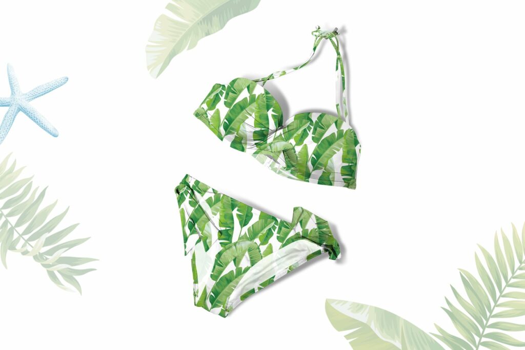Tropical banana leaves pattern. – MasterBundles