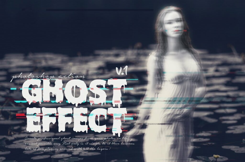 Ghost Effect Photoshop Action – MasterBundles