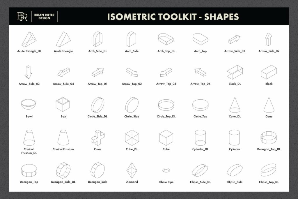 Isometric Toolkit for Procreate – MasterBundles