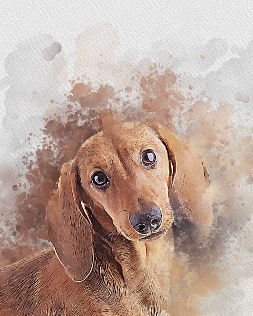 Dog Watercolor Painting – MasterBundles