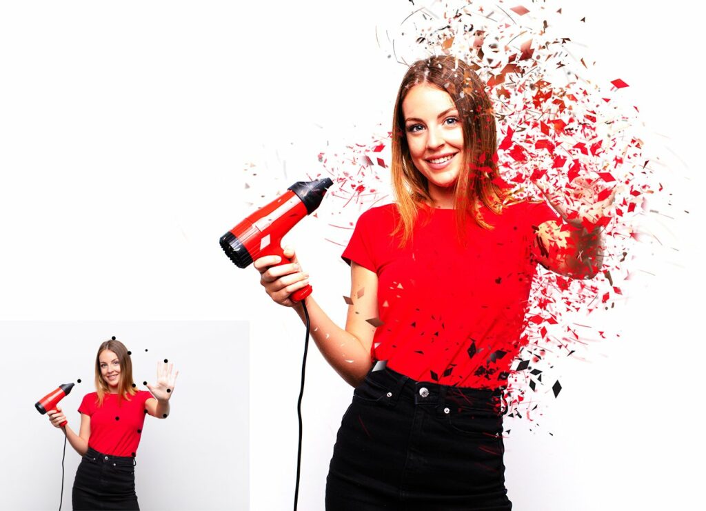 Blast Dispersion Photoshop Action – MasterBundles