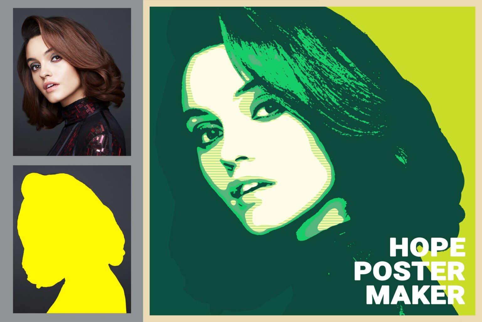 Hope Poster Maker PS Action – MasterBundles