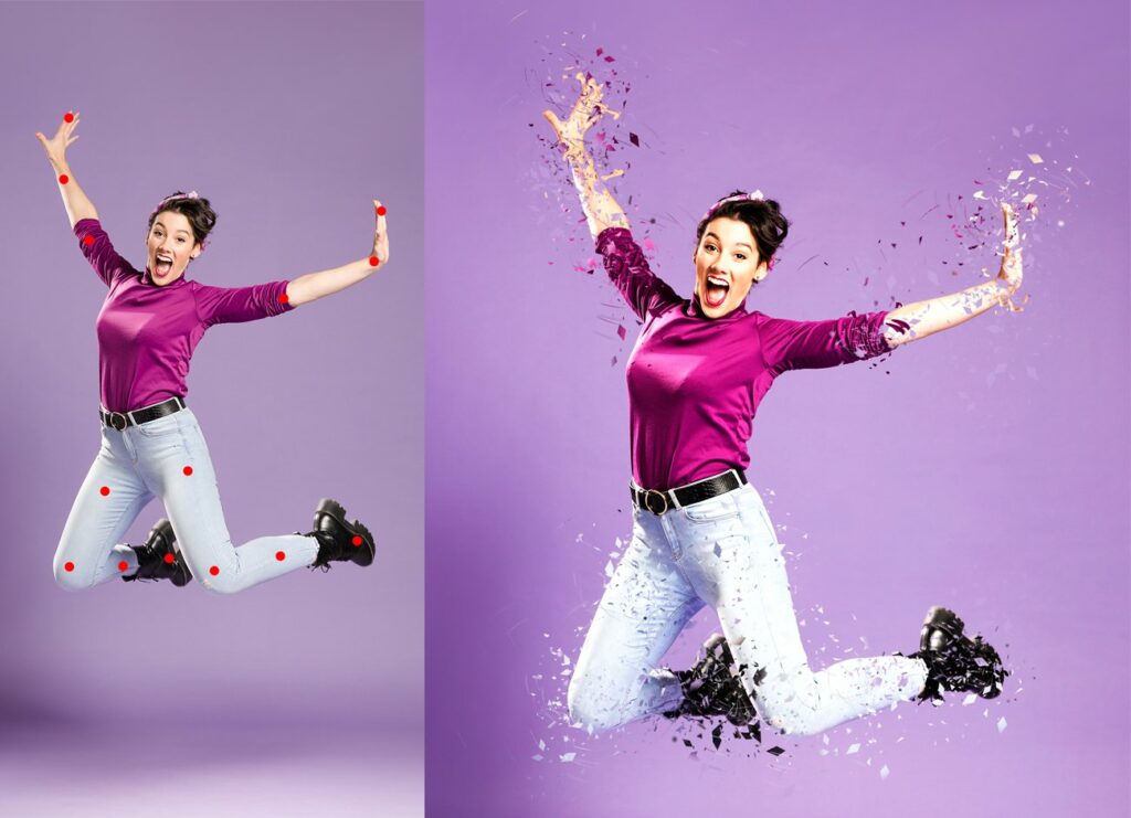 Blast Dispersion Photoshop Action – MasterBundles
