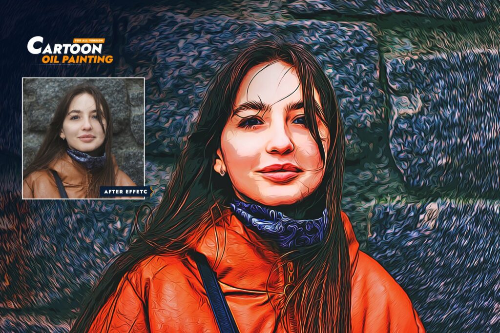 Cartoon Oil Painting – MasterBundles
