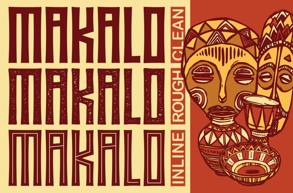 MAKALO - Ethnic Tribal Fonts – MasterBundles