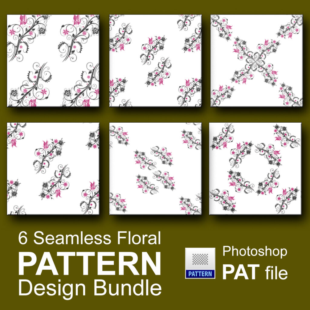 Seamless watercolor flower pattern - MasterBundles