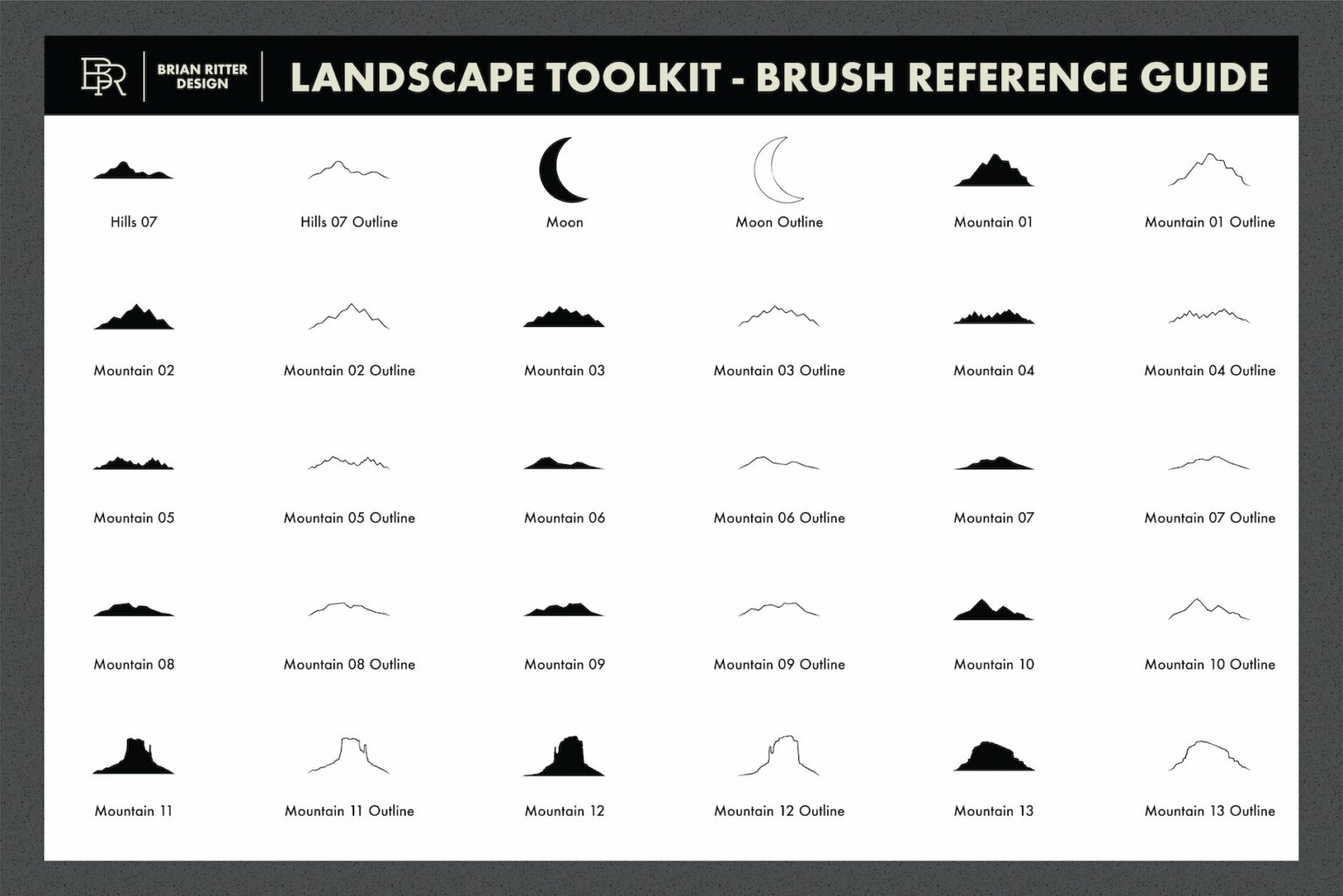 Landscape Toolkit for Procreate – MasterBundles