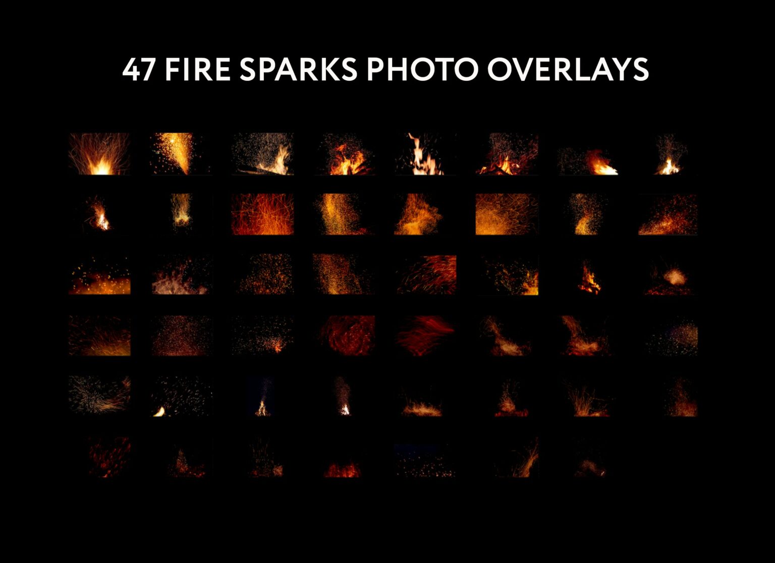 47 Campfire Spark Photo Overlays – MasterBundles