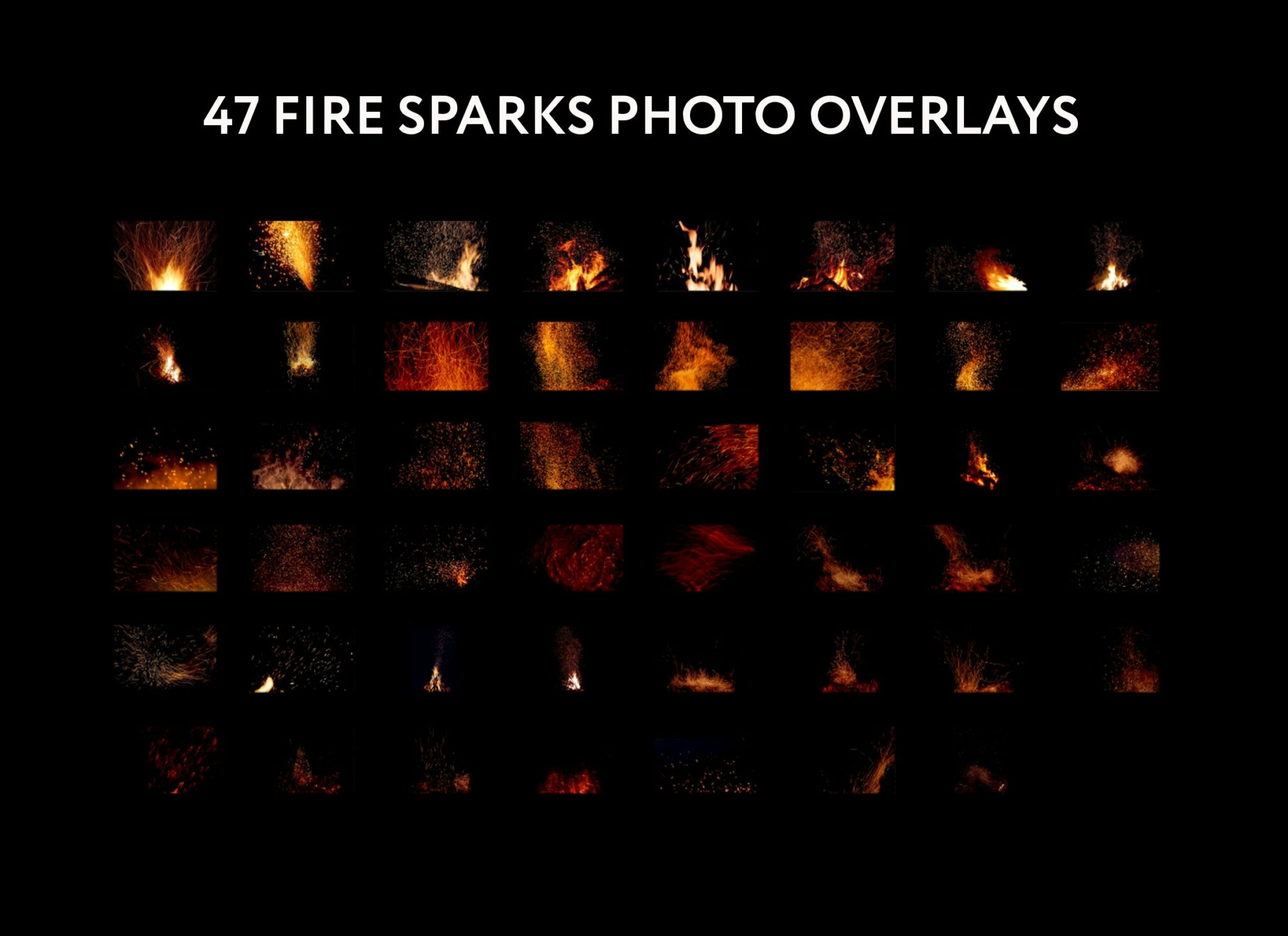 47 Campfire Spark Photo Overlays – MasterBundles