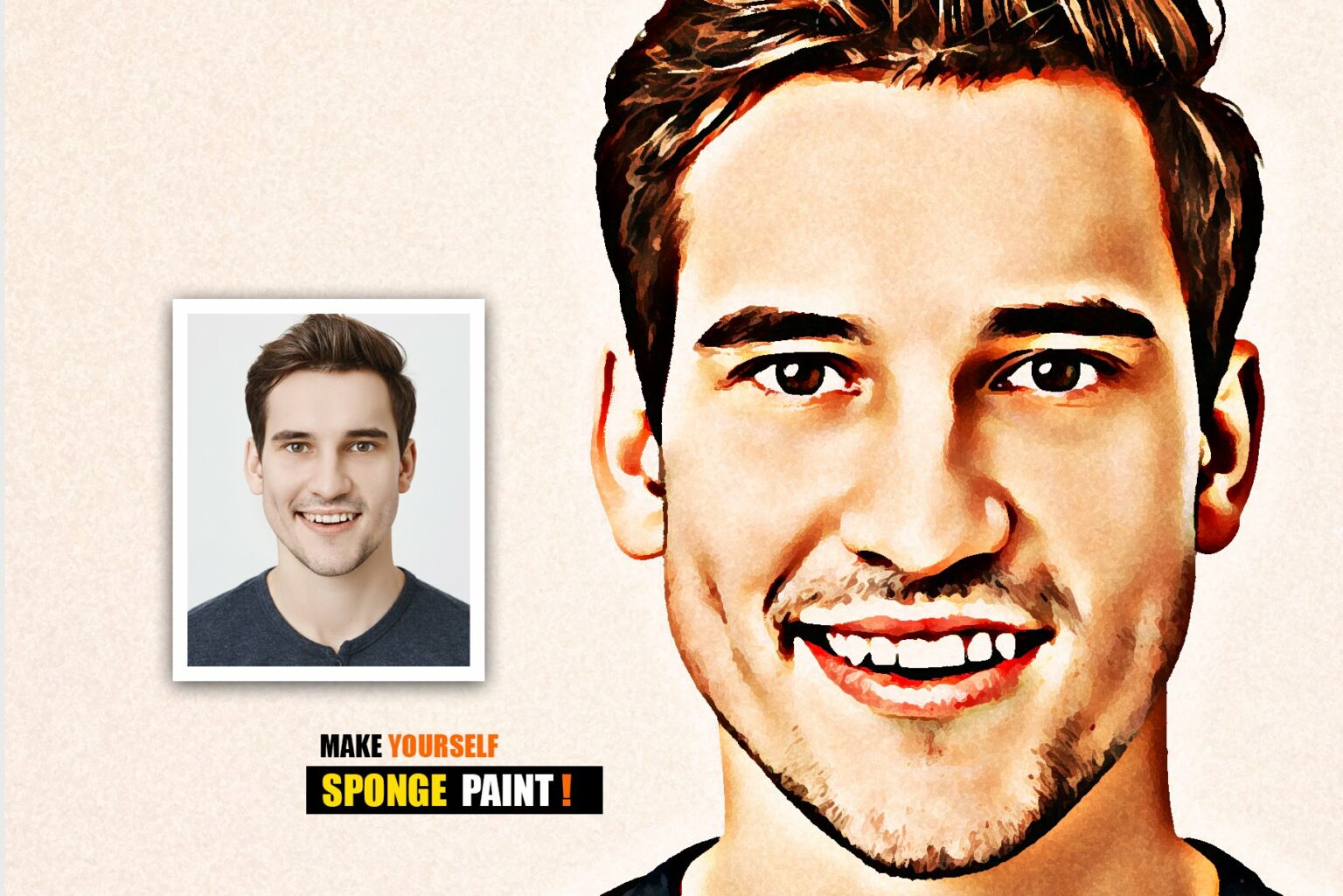 Sponge Painting Photoshop Action – MasterBundles