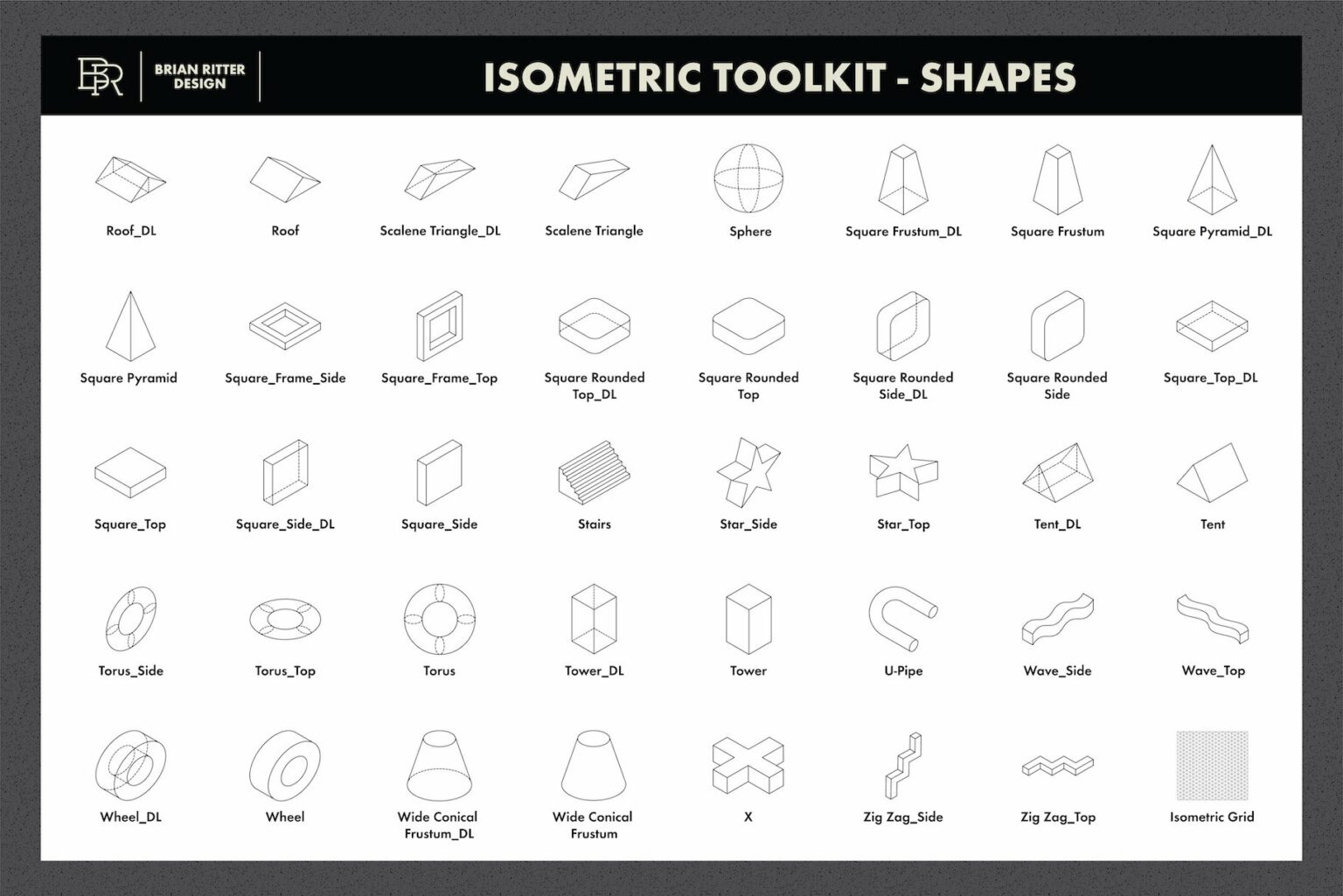 Isometric Toolkit for Procreate – MasterBundles