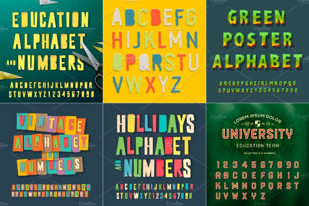 Big Bundle Alphabet & Numbers – MasterBundles