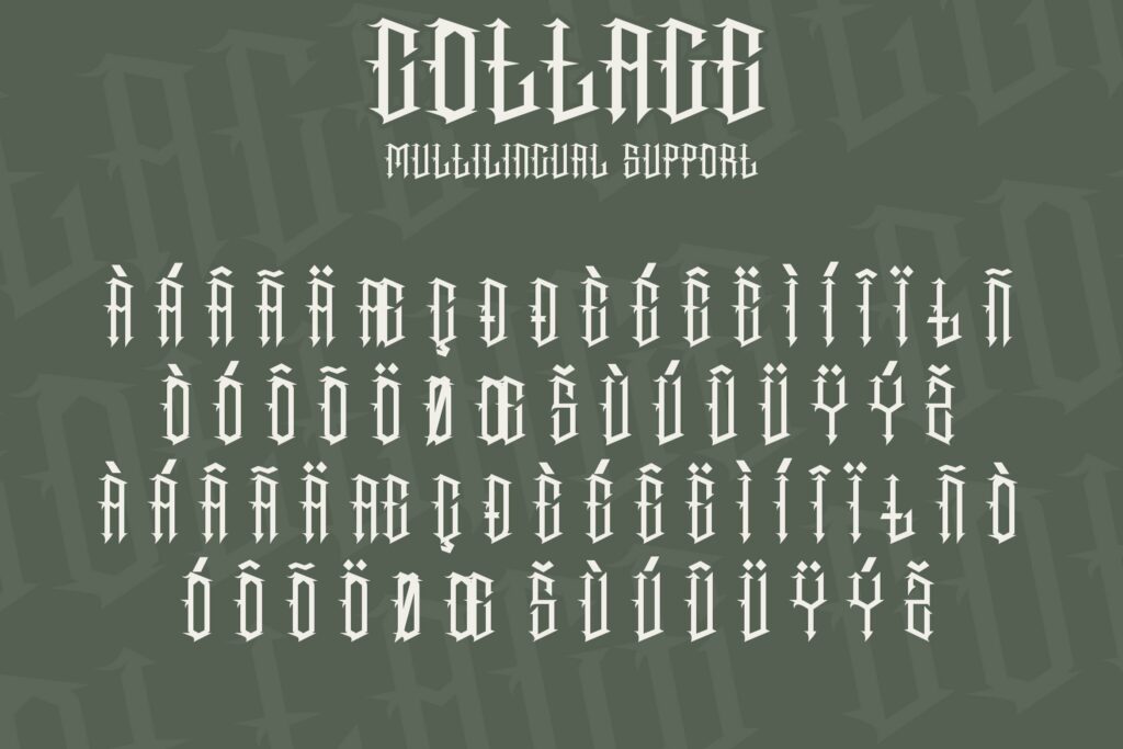 Cottage - Blackletter Font – MasterBundles