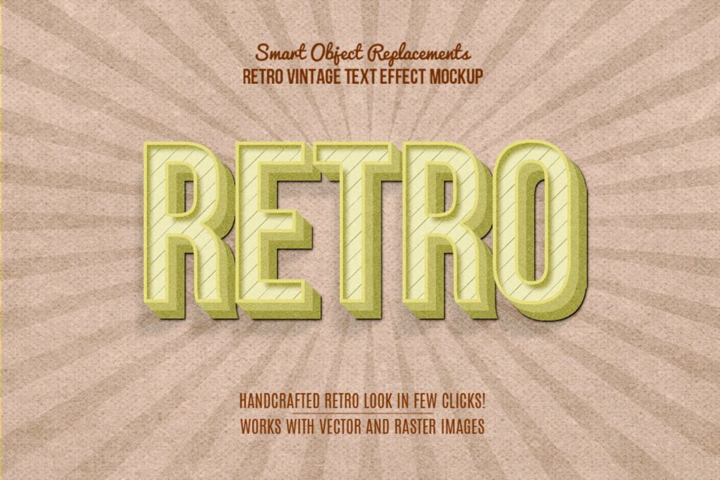 10 Retro Vintage Text Effect – MasterBundles