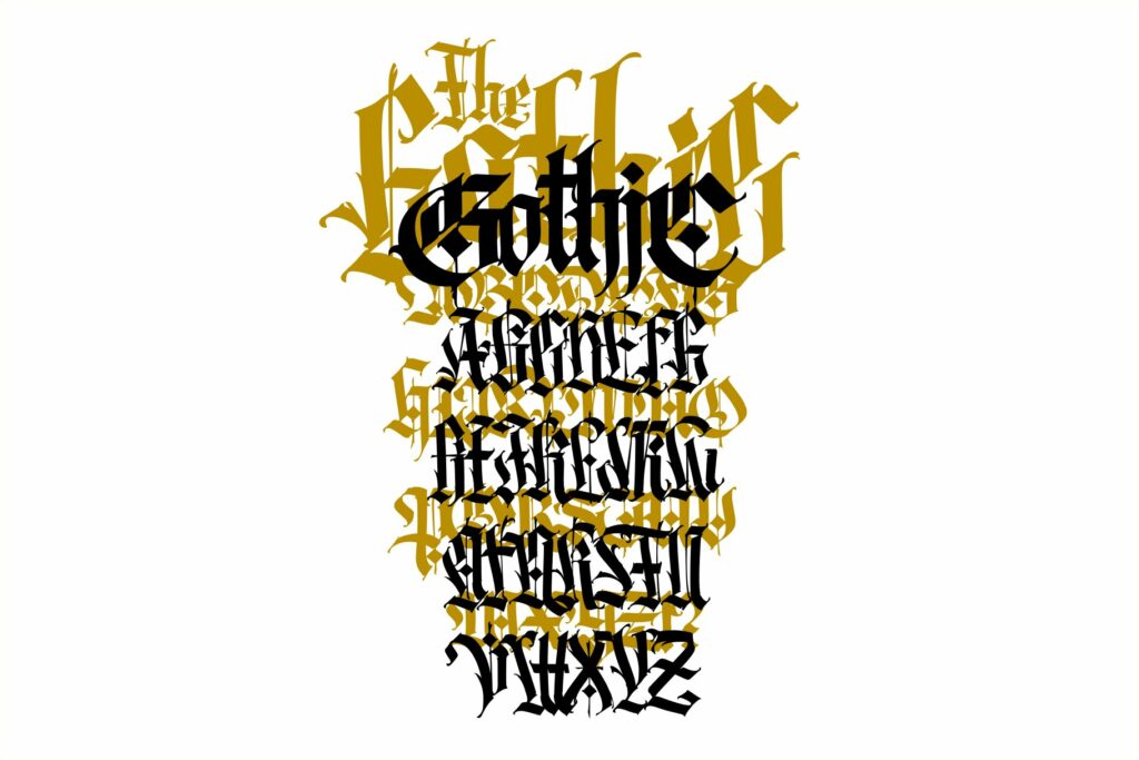 Gothic letters - 10 – MasterBundles