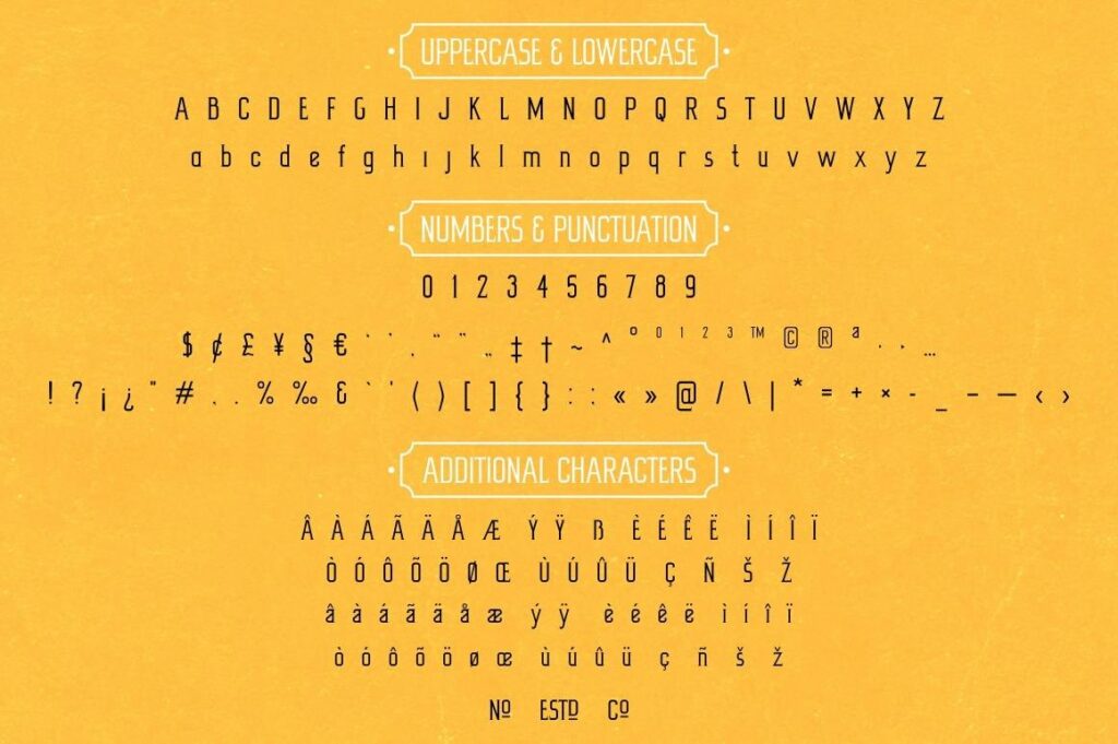 HEMPTON vintage font family – MasterBundles