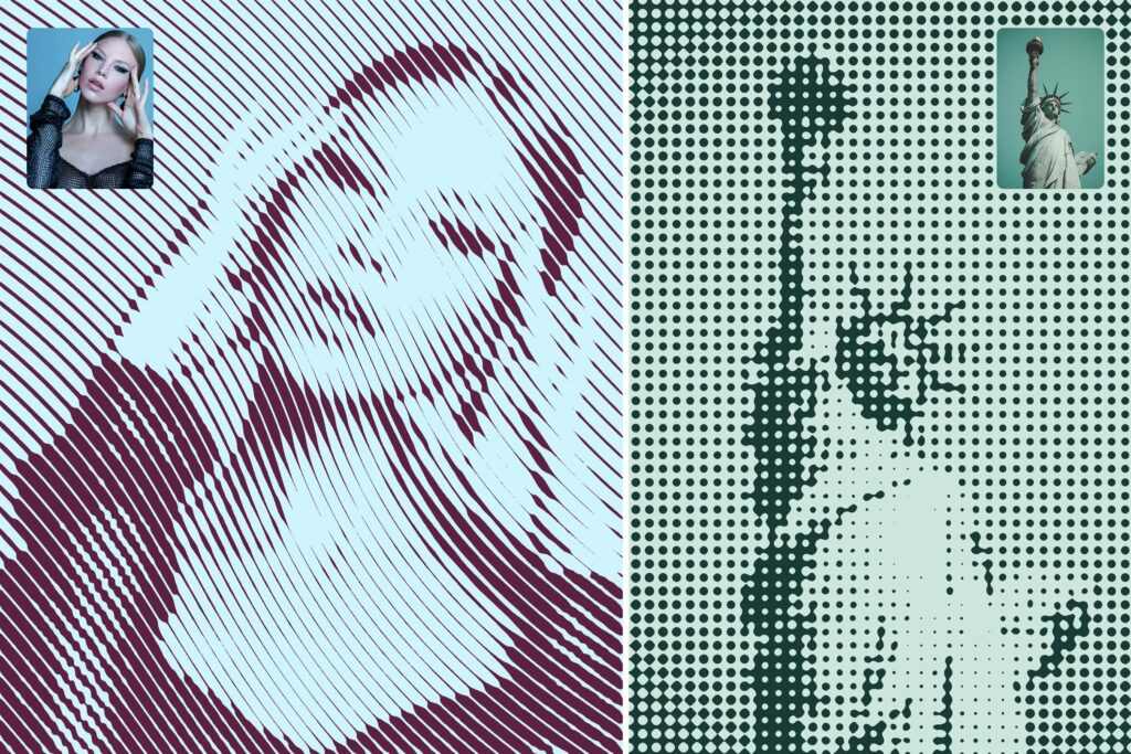 Halftone Machine Photoshop Action – MasterBundles