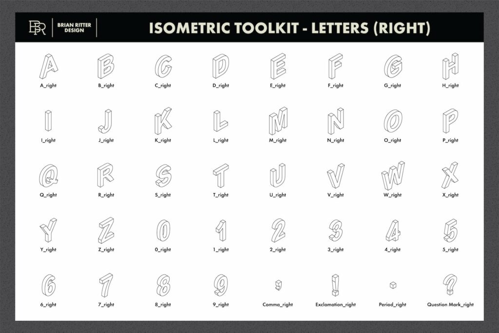Isometric Toolkit for Procreate – MasterBundles