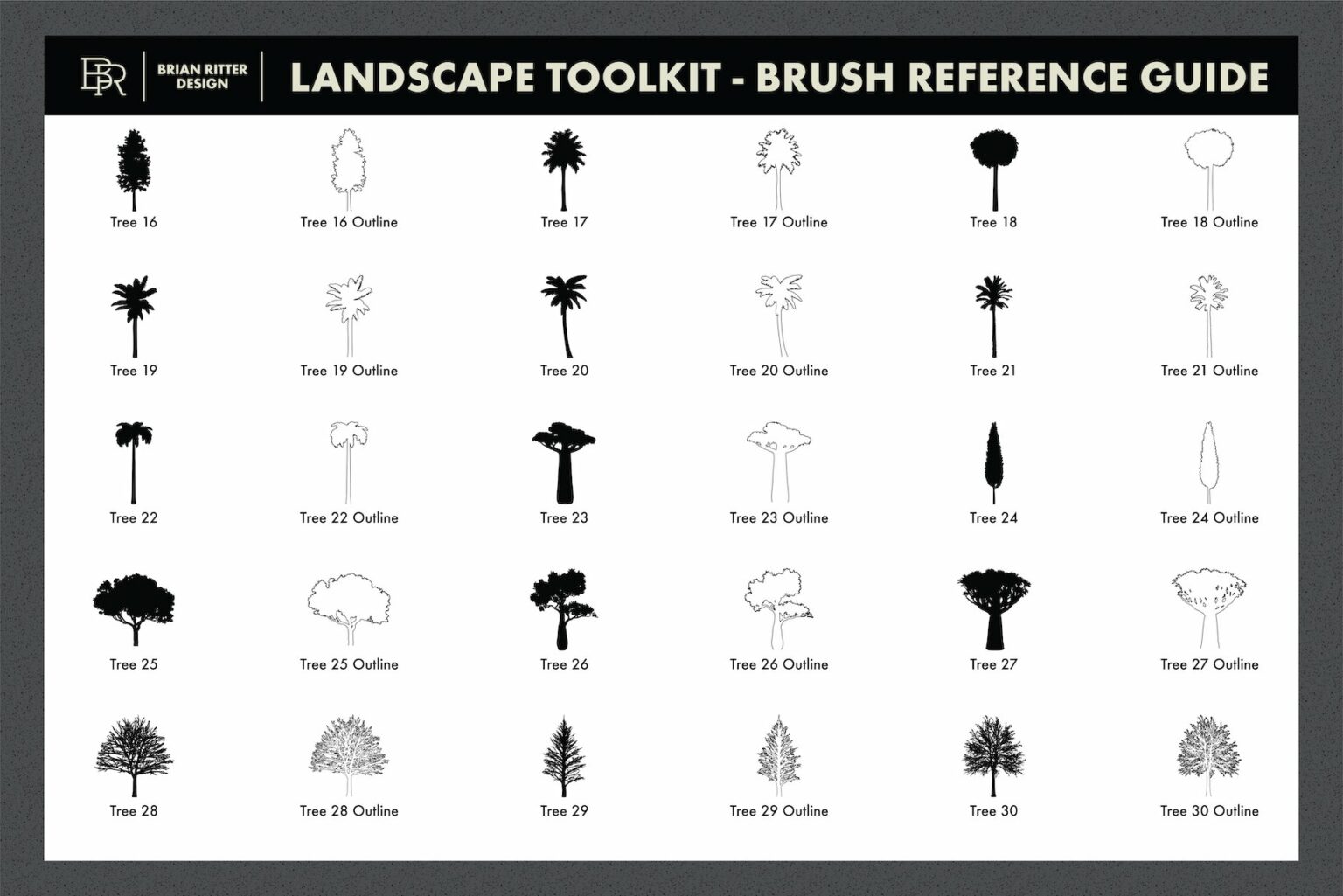 Landscape Toolkit for Procreate – MasterBundles