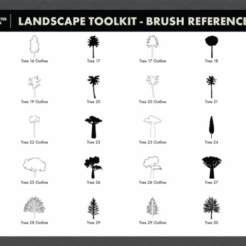 Landscape Toolkit for Procreate – MasterBundles