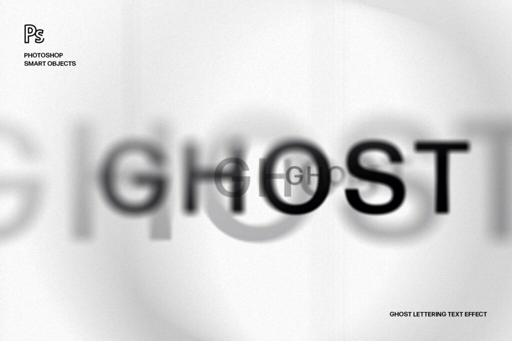Ghost Lettering Text Effect – MasterBundles