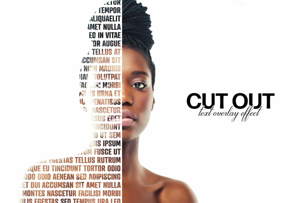 Cut Out Text Overlay Effect – MasterBundles