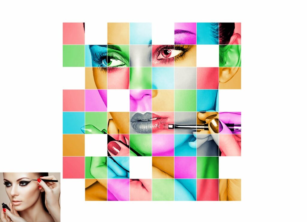 Color Grid Photoshop Action – MasterBundles