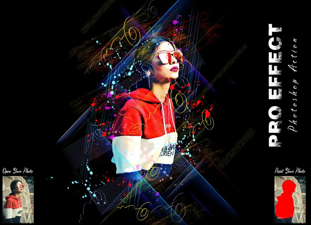 Pro Effect Photoshop Action – MasterBundles