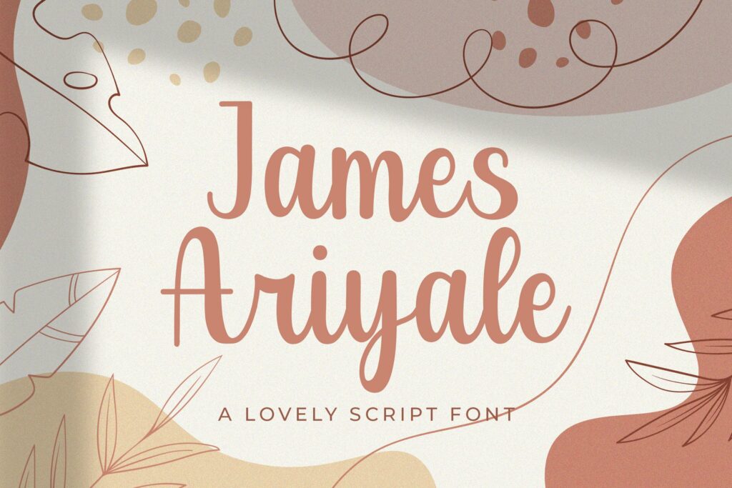 James Ariyale - Handwritten Font – MasterBundles