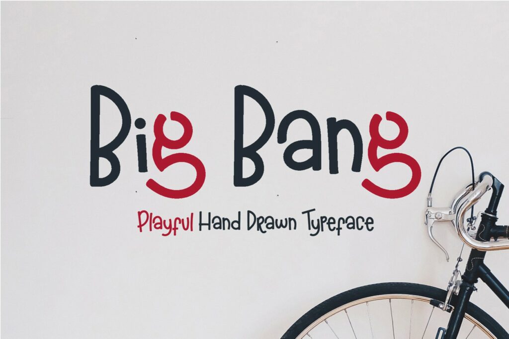 Big Bang Hand Drawn Font – MasterBundles