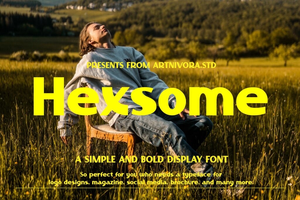 Hexsome - Display Font – MasterBundles