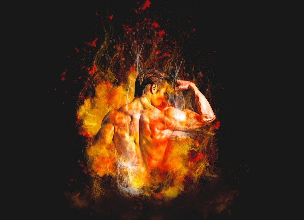 Burning Effect Photoshop Action – MasterBundles