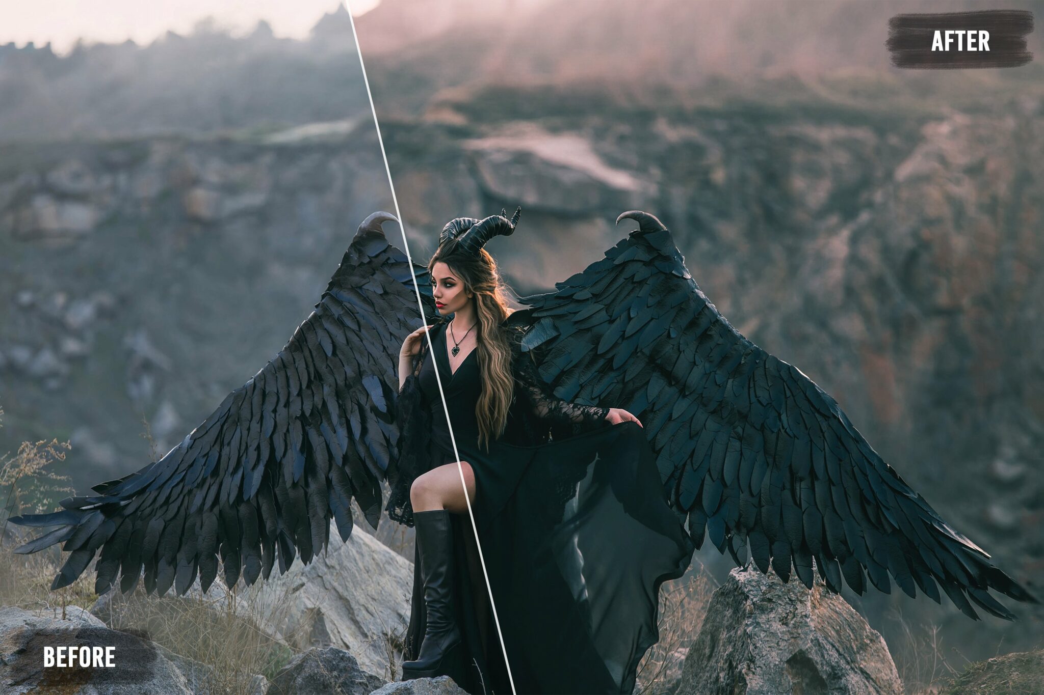 50 Dark Fantasy Mobile Presets Pack – MasterBundles